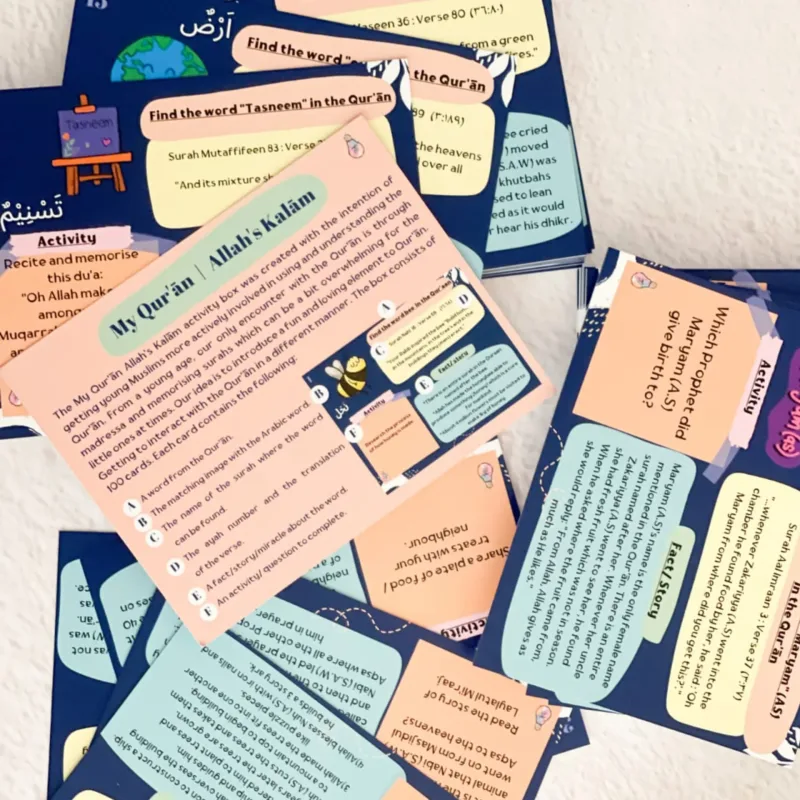 My QUR’ĀN ALLAH’S KALĀM Activity Box – Simply Ilm